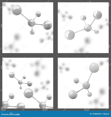 Abstract Molecules Design Stock Vector Illustration Of Biology 139084946