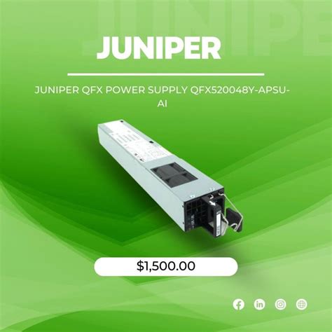 On Linkedin Juniper Networking Powersupply