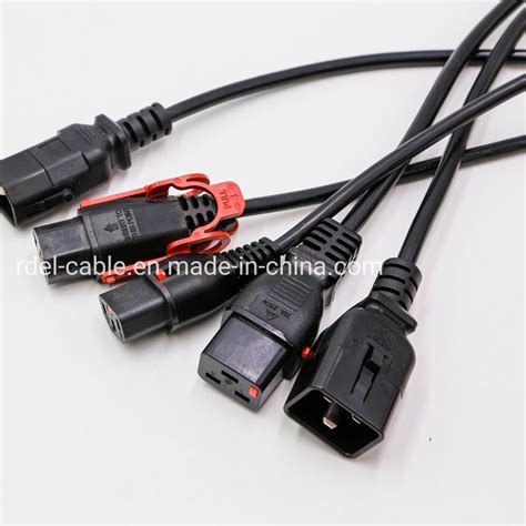 IEC 60320 C20 to IEC Lock C19 Power Cord - VDE Power Cable and IEC ...