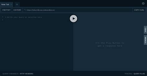 Graphql Workshop Server Codesandbox
