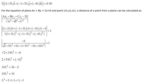 Find The Cartesian And Vector Equations Of The Planes Through The Line