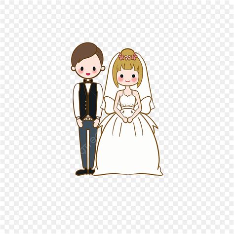 신부와 신랑 서양식 결혼식 웨딩 드레스 아름다운 Png 일러스트 및 Psd 이미지 무료 다운로드 Pngtree