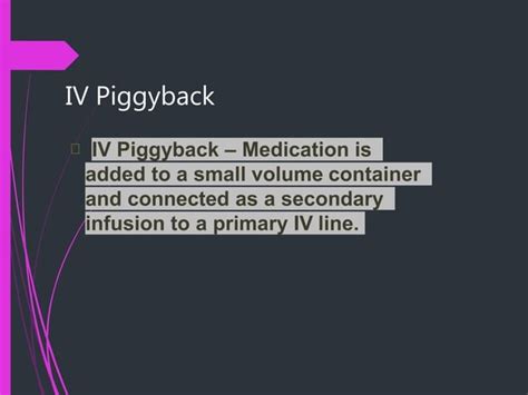 Iv Infusion Ppt PPTX