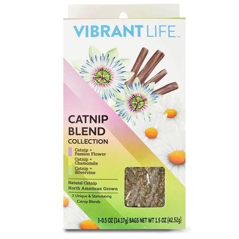 vibrant life catnip blends collection 0 5oz 3 pack variety