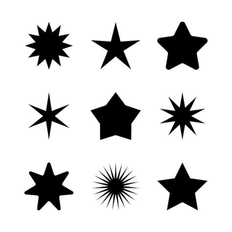 스타 컬렉션 터 프리미엄 벡터