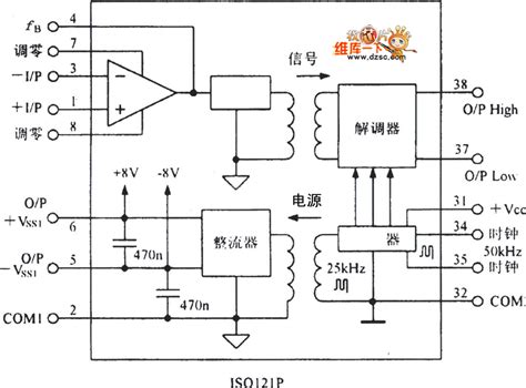 Isolation Amplifier Is0212p Circuit Amplifier Circuit Circuit Diagram