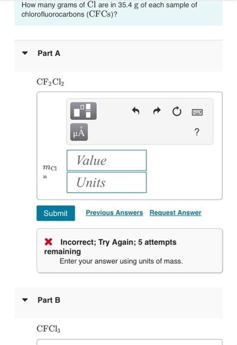 Solved How Many Grams Of Cl Are In 35 4 G Of Each Sample Of Chegg Com