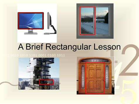 A Rectangular Lesson Ppt