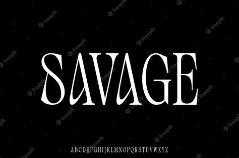 Premium Vector Unique And Attractive Serif Display Font Vector