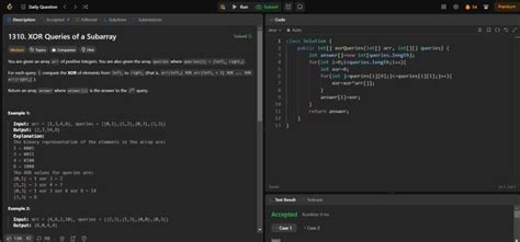 darwin raja kumar r on linkedin 100dayscodechallenge xor rangequery