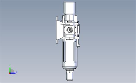 Smc气动三联件 Step 模型图纸下载 懒石网
