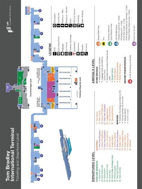 Tom Bradley International Terminal Map Pdf Business