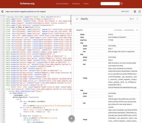 how to add howto structured data in magento