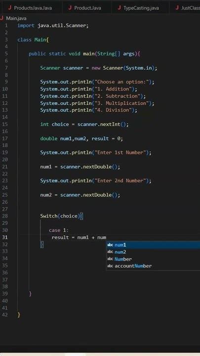 build a simple calculator in java with switch statement java javatutorial javaforbeginners