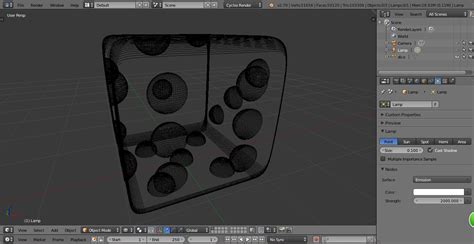 D Model Blender Dice