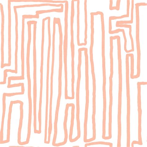 Idk Peach Geometric Wallpaper
