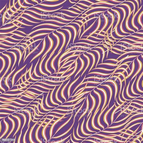 열 대 꽃 팜 트리 완벽 한 패턴입니다 이국적인 자연 장식 완벽 한 배경 패턴입니다 현대 트로픽 미술 패션 배경 화면입니다 여름은 수영복 빈티지 디자인을 떠난다 원활한 벡터