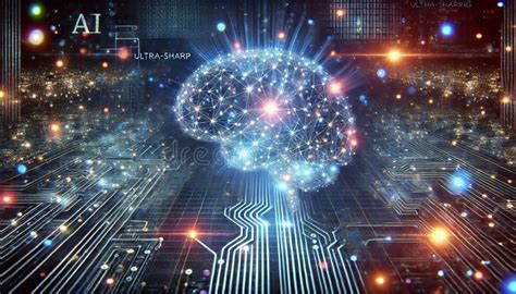 Fintech Innovation In Deep Learning And Ai With A Futuristic Neural Network Display