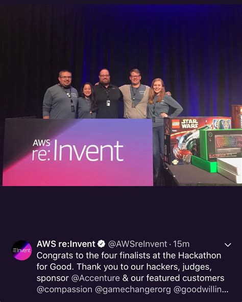 Madelyn Kennedy On Linkedin Reinvent Getinvolved Aws Reinvent Hackathon Womenintech