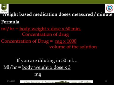 Drug Calculation And Dilution Pptx