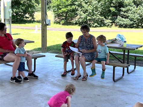 Cedar Nancy Beeman Was Flexing A Little Last Summer In The Pavilion She Was Reading Her Own