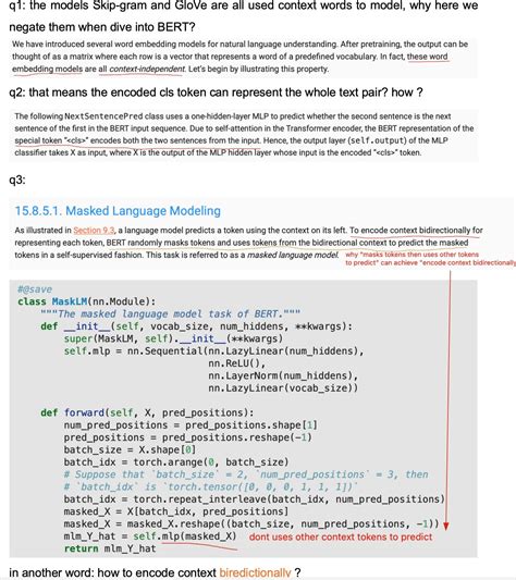 Bidirectional Encoder Representations From Transformers BERT Pytorch D L Discussion