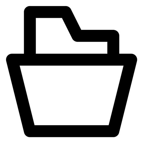 Folder Open Vector SVG Icon SVG Repo