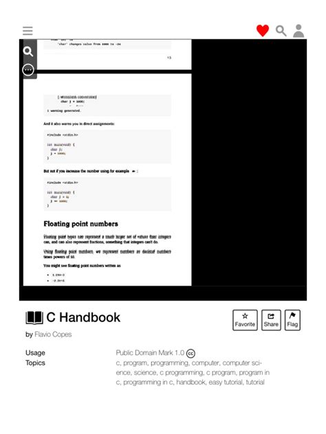 C Handbook Flavio Copes Free Download Borrow And Streaming Internet Archive Pdf