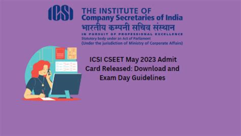 ICSI CSEET May Admit Card Released Download And Exam Day Guidelines EduKraze