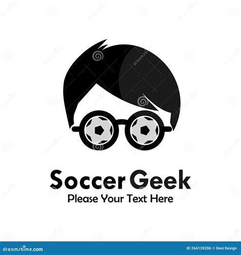 Soccer Geek Logo Stock Vector Illustration Of Soccer 264139206