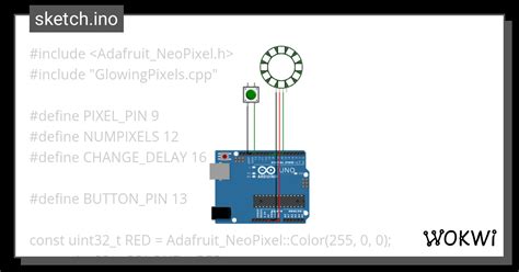 Ring With Button Wokwi Esp32 Stm32 Arduino Simulator