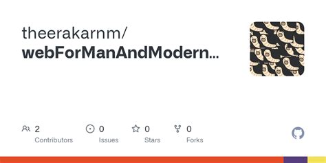 WebForManAndModernWorld Index Html At Main Theerakarnm WebForManAndModernWorld GitHub