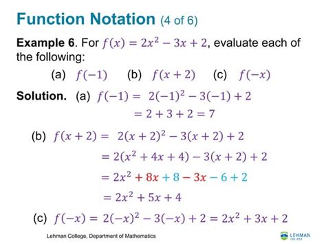 Lesson 11 Functions And Function Notation Pptx Physics Science