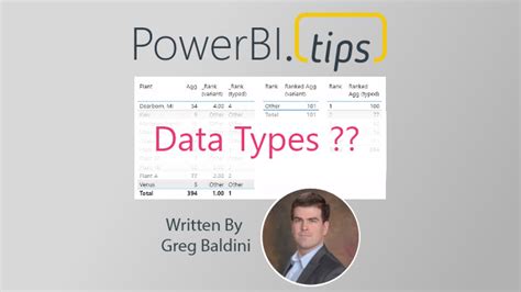 All Columns Have Data Types In DAX Or Do They PowerBI Tips