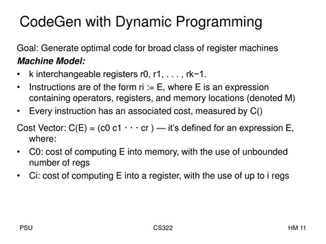 Ppt Languages And Compiler Design Ii Code Generation Powerpoint
