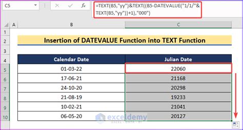 How To Convert Gregorian To Julian Date In Excel 3 Easy Methods
