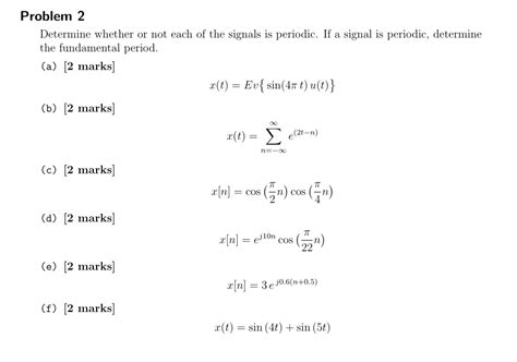 Solved Problem Determine Whether Or Not Each Of The Chegg