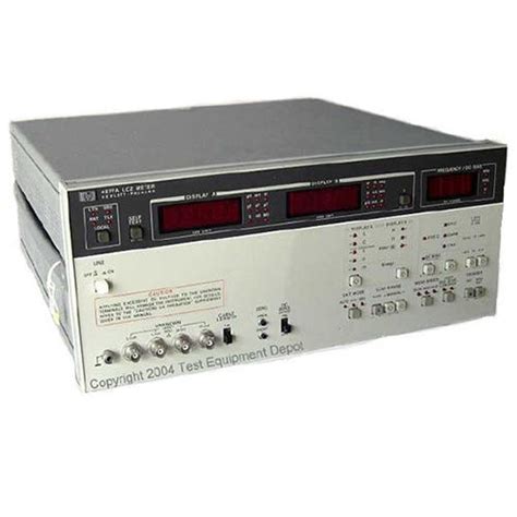 Agilent Hp 4277a Lcz Meter 10 Khz 1 Mhz Test Frequency Refurbished