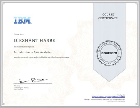 dikshant hasbe on linkedin dataanalytics ibm certification