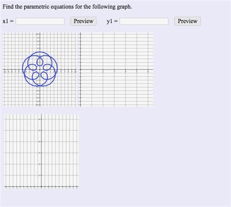 Solved Find The Parametric Equations For The Following Graph Chegg