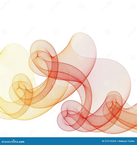 Abstract Color Wave Isolated On White Background Eps 10 Stock Illustration Illustration Of