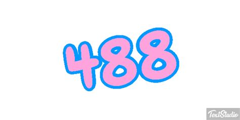 488 Número Diseños De Logotipos  Animados