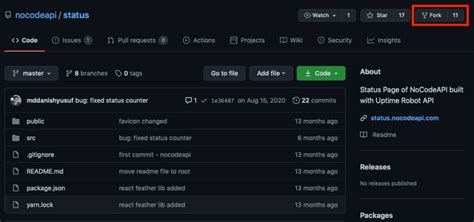 Website Status Page With Uptime Robot And Zeit Nocodeapi