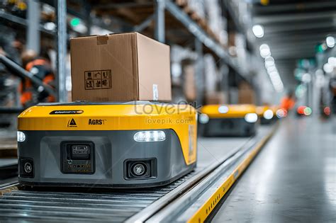 스마트 물류 창고의 로봇