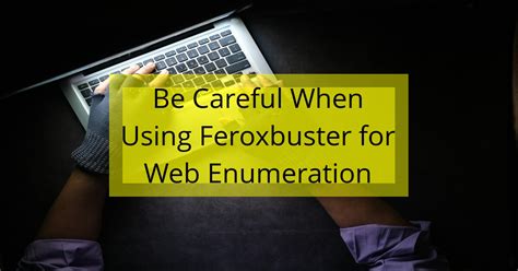 be careful when using feroxbuster for web enumeration undercode testing
