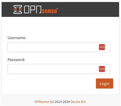 General User Interface — Opnsense Documentation