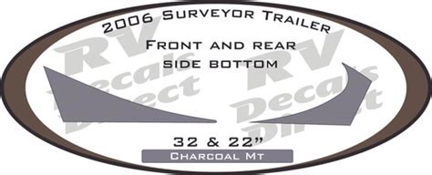Surveyor Forest River Travel Trailer Replacement Rv Decals And Graphics
