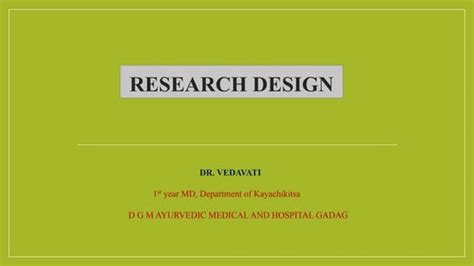 Developmental Research Design Ppt