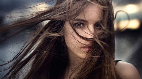 1920x1080 Long Hair Girl Hair In Face Laptop Full Hd 1080p Hd 4k Wallpapers Images Backgrounds