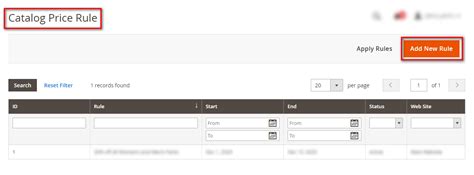 how to create a catalog price rule in magento 2 magecomp